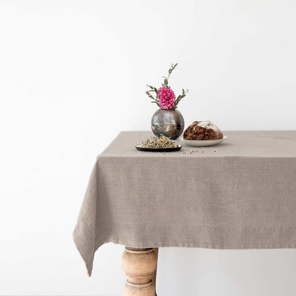 Natural Linen Tablecloth – Linen Tales Global