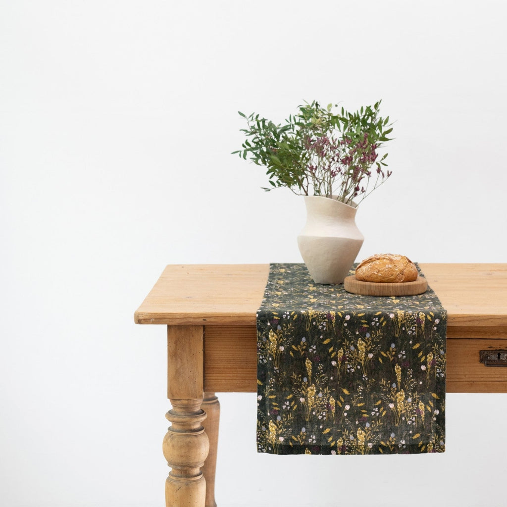 Woodland Linen Table Runner – Linen Tales Global